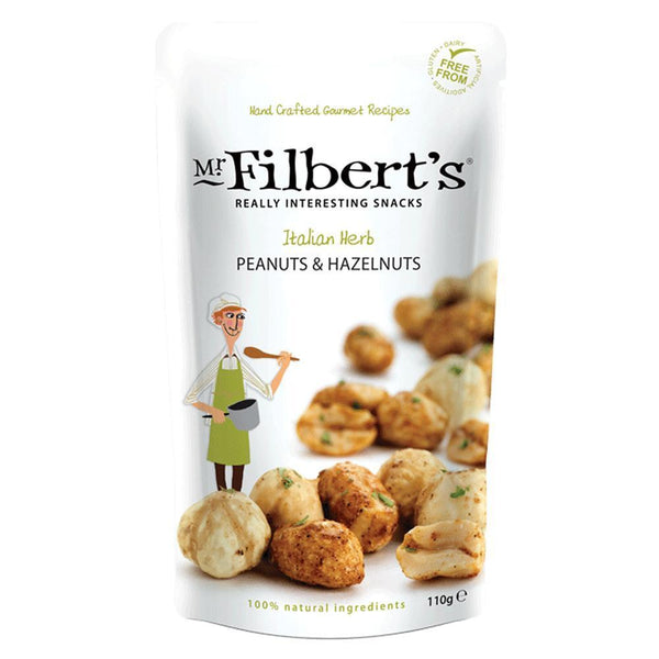 Mr Filbert's Italian Herb Peanuts & Hazelnuts 100g – Turton Wines